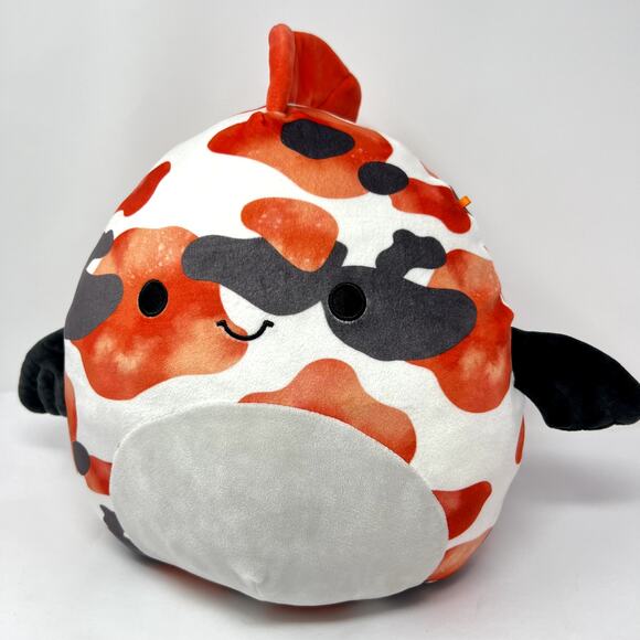 Squish | Toys | Squish Mallow Kids Orange Dandii The Koi Fish Plush ...